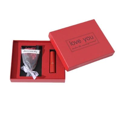 China Heaven and Earth Lid Customized Rectangular Lipstick Perfume Gift Box for Customized Wedding Favors for sale