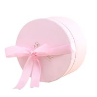 China Christmas Decoration Recycled Paper Cans Packaging Gift Box Round Cardboard Boxes for sale