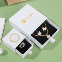 China Luxury Foil Stamping Rigid Drawer Boxes Packaging Gift Jewellery Box Custom Logo for sale