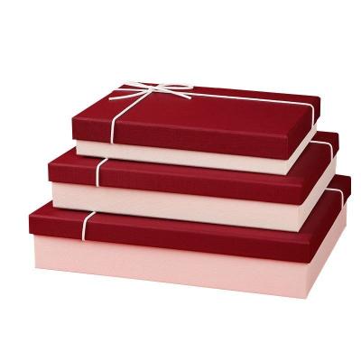 China Rectangle Jewelry Gift Paper Packaging Box Rigid Cardboard Lip And Base Box for sale