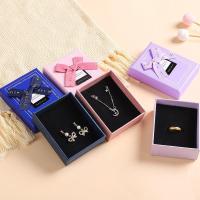 China Customized Necklace Earring Jewelry Packaging Gift Paper Box Custom Paper Thickness for sale