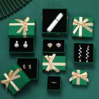 China Hot Stamping Paper Jewelry Boxes Bow Tie Lid And Base Cardboard Paper Packaging Gift Box for sale