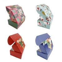 China Folding Folded Shipping Custom Printed Christmas Gift Kraft Paper Corrugated Mailer Box for Cosmetic and Food Packing for sale