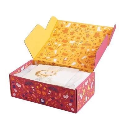China Rigid Cardboard Retail Packaging Box Corrugated Paper Mailer Box Empty Folding Boxes for sale