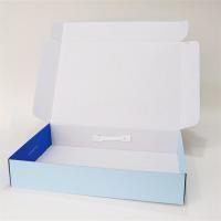 China Custom Logo Folding Flat 3-Ply Corrugated Cardboard Kraft Paper Box for Household Pillow Sports Fitness Organization for sale