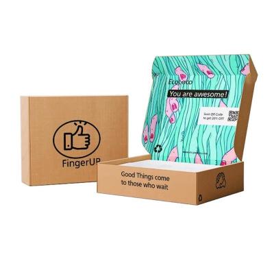 China Luxury Folding Cardboard Kraft Paper Packaging Box Custom 1.0 - 3.0mm Thickness for sale
