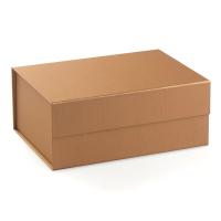 China Folding Full Half Cover Cardboard Packing Box Rigid Shipping Carton Box Hot Stamping for sale