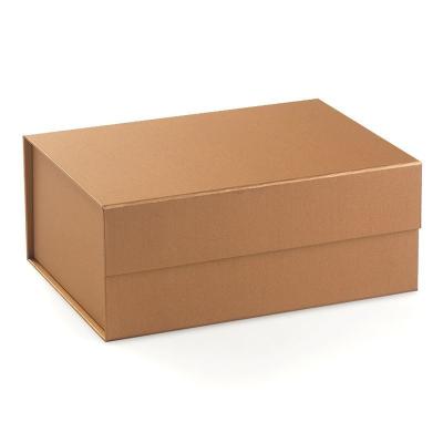 China Folding Full Half Cover Cardboard Packing Box Rigid Shipping Carton Box Hot Stamping for sale