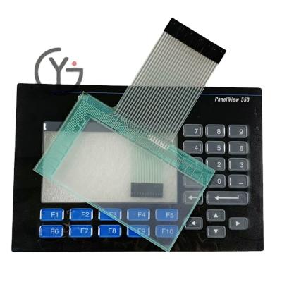 China NEW 2711-K5A10 Touch Screen Glass with Membrane Keyboard for Panelview 550 RTP for sale