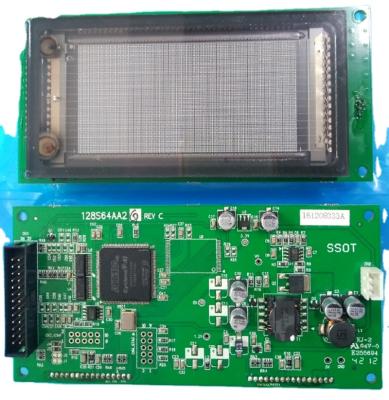 China 128S64AA2G 128x64 VFD Display Module Blue-Green 5V DC Graphic Display for sale