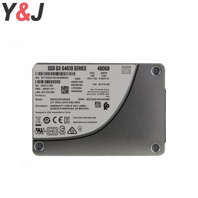 China 480GB SATA3 2.5-inch Industrial Solid State Drive D3-S4610 Series SSDSC2KG480G801 for sale