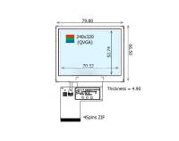 China Handheld Terminal COM35H3P58ULC 3.5-Inch 320*240 LCD Module with Pamel Screen Display for sale