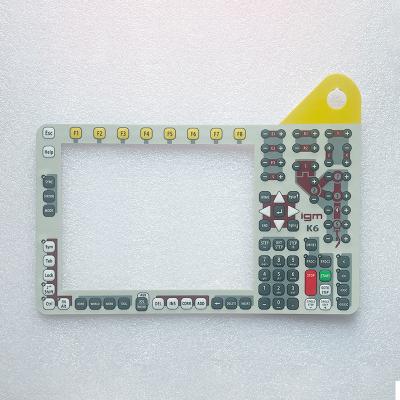 China IGM K6 Touchpad Oscillator Robotics Capacitive and Resistive Keypad Film for sale