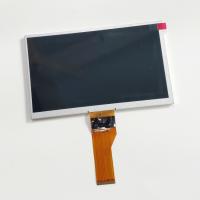 China 7 Inch 1024x600 TFT LCD Display 350cd/m2 Brightness LVDS Industrial Grade A Panel for sale