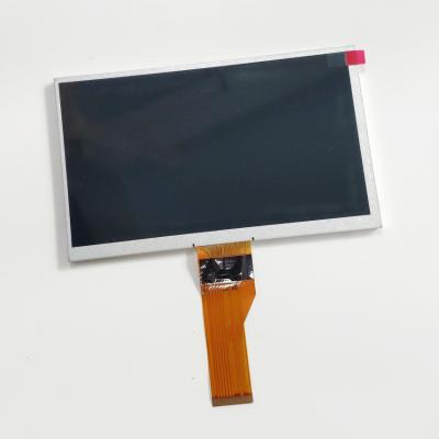 China 7 Inch 1024x600 TFT LCD Display 350cd/m2 Brightness LVDS Industrial Grade A Panel for sale