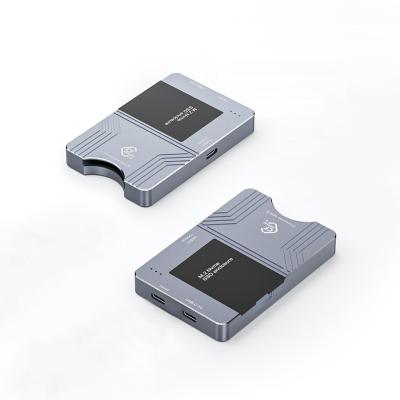 China USB3.2 XQD Memory Card Reader Gen2 USBC M.2 NVMe SSD Enclosure for sale