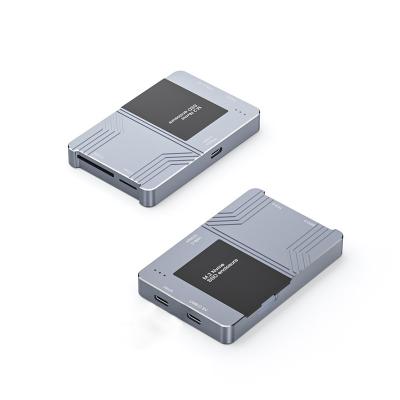 China Multi Functional Card Reader Dock ODM UHS-I 3.0 SD Micro SD Card Reader for sale