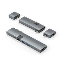 China 8 In 2 Multi Port HUB OEM ODM USB C Thunderbolt HUB For MacBook Air/Pro for sale