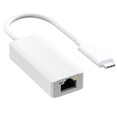 China ODM Type C To Lan Adapter 10/100/1000 Mbps Gigabit Ethernet Adapter for sale