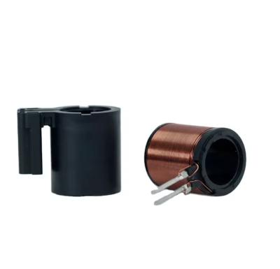 China DIN Connector Electromagnetic Solenoid Valve Coil Flange Mounted Copper Wire Designed for sale