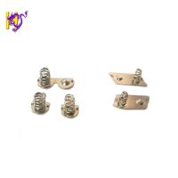 China Customized Stainless Steel AAA Battery Spring Contacts Nickel / Chrome Plated for sale