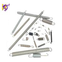 China Music Wire Helical Tension Spring Zinc Plating Double Hook 3 Inch for sale