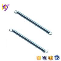China Music Wire Helical Tension Spring Zinc Plating Double Hook 3 Inch for sale