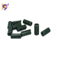 China 75x118mm Green Epoxy Paint Metal Spiral Spring Clutch Pedal Spring 0.05-20mm Wire for sale