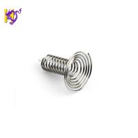 China Nickel Plated Stainless Steel Touch Button Spring 0.05-20mm for PCB Switch for sale