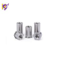 China BSO3.5M3x12mm Self Clinching Standoffs Full Thread Hex Head Blind Hole for sale