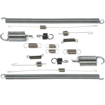 China Spring Steel Helical Double Hook Tension Springs 20mm Diameter for sale