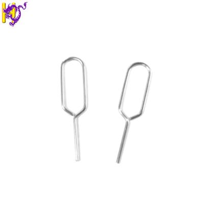 China OEM Stainless Steel Wire Forming Spring Pin 0.1mm-10mm Sim Card Tray Removal Tool for Mobile Phone for sale