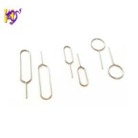 China OEM Stainless Steel Wire Forming Spring Pin 0.1mm-10mm Sim Card Tray Removal Tool for Mobile Phone for sale