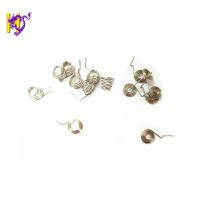 China HEZHI Nickel Plated Conical D Cell Battery Spring 0.1-20mm Wire Diameter Positive Negative Terminal for sale