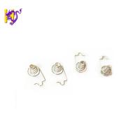China HEZHI Nickel Plated Conical D Cell Battery Spring 0.1-20mm Wire Diameter Positive Negative Terminal for sale