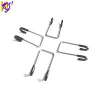 China SS304 5mm Hanging Hook Bent Wire Forming Spring With Rubber Sleeve For LED Light for sale