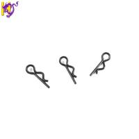 China R Shape Zinc Galvanized Wire Form Spring Metal Spring Clips Pins for sale