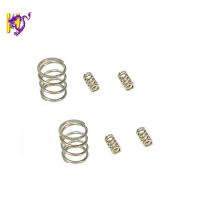 China Custom 1.5mm Titanium Mold Steel Compression Spring Coil With Flat End for sale