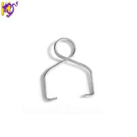 China Customized 4mm Metal Wire Forming Spring Clips Clamp With Zinc Plated for sale