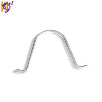China Customized 4mm Metal Wire Forming Spring Clips Clamp With Zinc Plated for sale