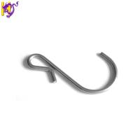 China Rohs Industrial Metal Bent Zinc Wire Spring Hooks Custom Wire Forms J Shaped for sale