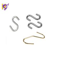 China Electroplating Heavy Duty SS302 Metal S Clips Double Hanging Hook Wire Formed for sale
