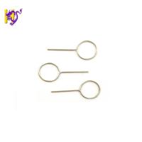 China Precision Stainless Steel Wire Formed Sim Eject Pin Phone Sim Card Tray Pin for sale