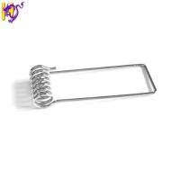 China Round SS316 Stainless Steel Spiral Torsion Spring Clip Double Wheel for LED Light 0.05-20mm Wire Diameter for sale