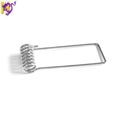 China Round SS316 Stainless Steel Spiral Torsion Spring Clip Double Wheel for LED Light 0.05-20mm Wire Diameter for sale