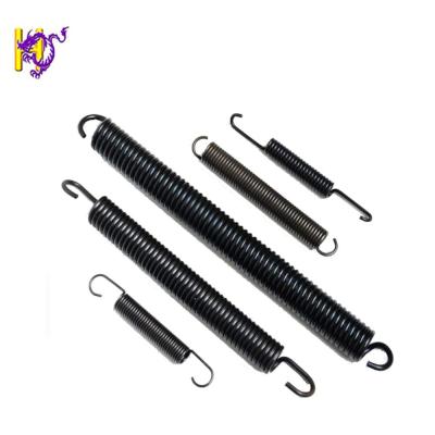 China Assorted Variable Tension Double Hook Coil Spring Black Zinc Plated 0.05mm-20mm for sale