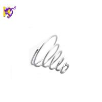 China Industrial Nickel Plated Wire Helical Coil Spring Conical Compression for sale