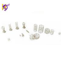 China Odm High Carbon Steel Led Light Conical Panel Touch Switch Spring For PCB for sale