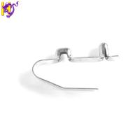 China SUS304 Stainless Steel V Shaped Spring Clips Flat Wire Tube Clamp 0.05-20mm Custom for sale