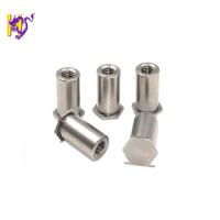 China Zinc Carbon Steel Self Clinching Standoff Rivet Nut Spacer for Metal Sheet 0.05-20mm for sale
